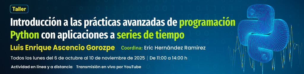 Taller: Programación Python con aplicaciones a Series de Tiempo | IIEc